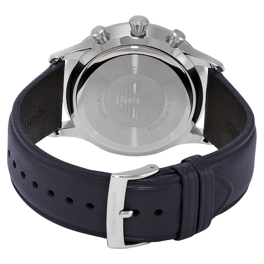 Emporio Armani Chronograph Quartz Blue Dial Men's Watch AR11226 ...