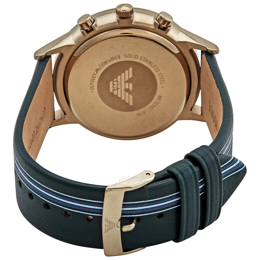 Emporio Armani Chronograph Quartz Silver Dial Men's Watch AR11233 ...