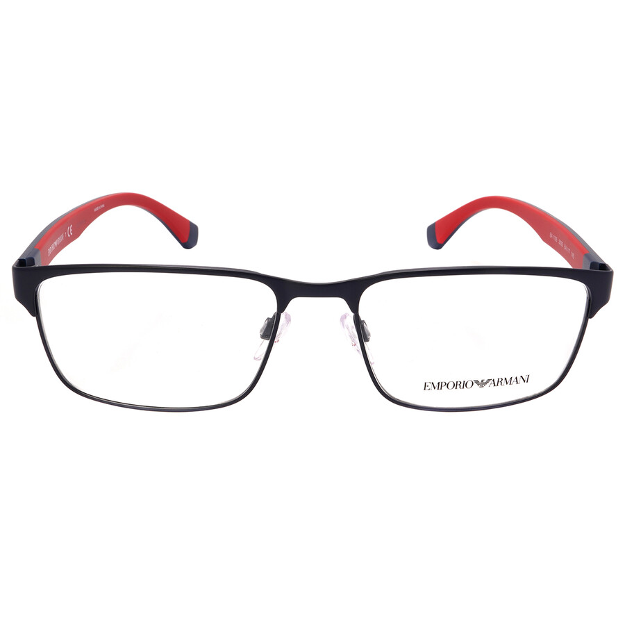 Emporio Armani Demo Rectangular Men's Eyeglasses EA1105 3092 54 EA1105 ...