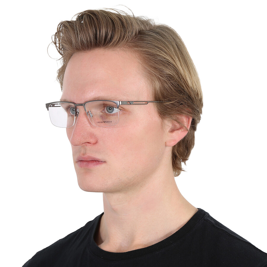 Emporio Armani Demo Rectangular Men's Eyeglasses EA1143 3003 55 ...