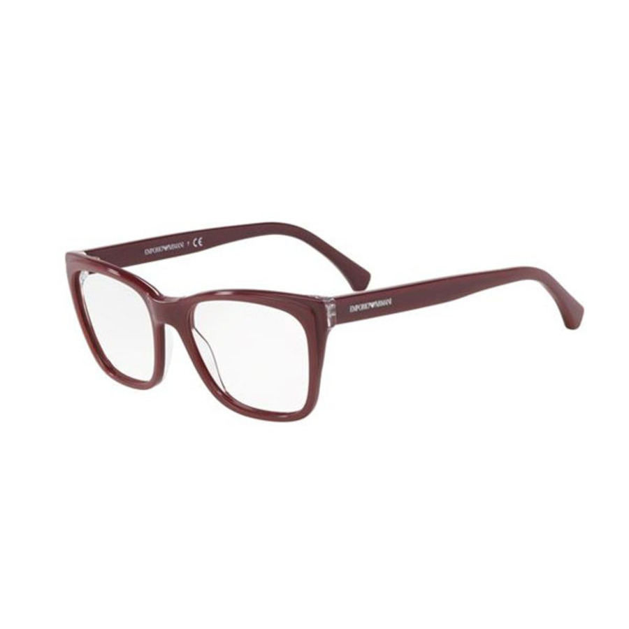 Emporio Armani Ladies Red Rectangular Eyeglass Frames EA3146 5744 52 ...