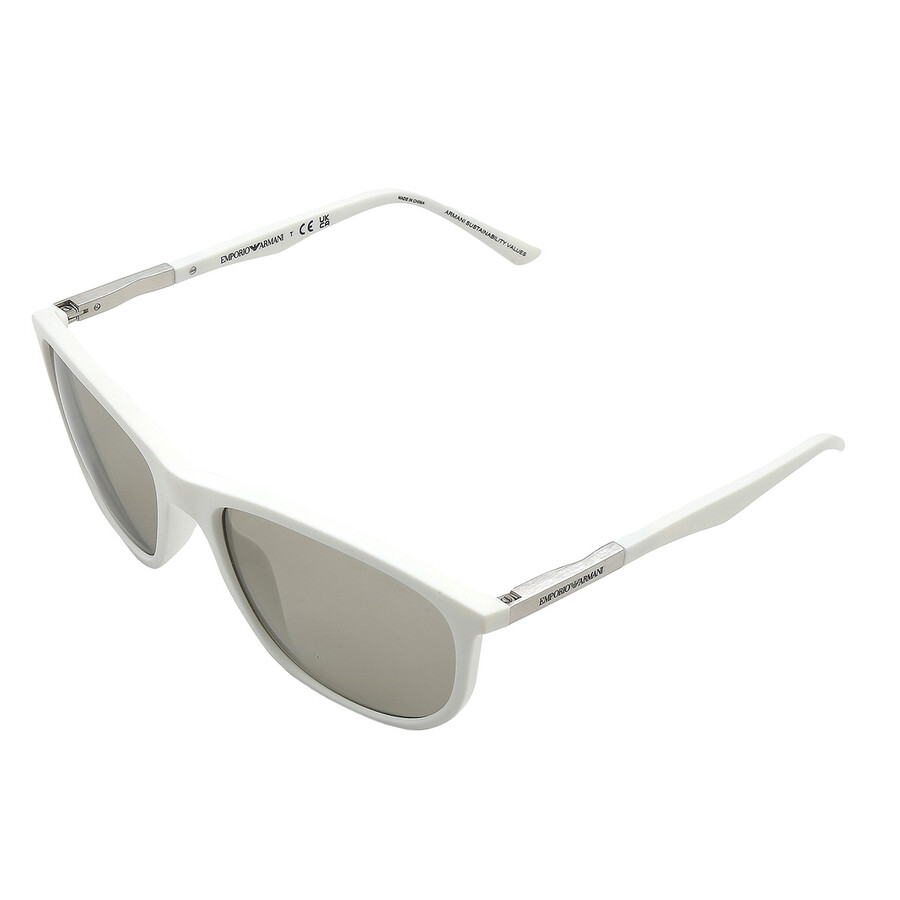 Emporio Armani Light Brown Square Men's Sunglasses EA4201 5344/3 58 ...