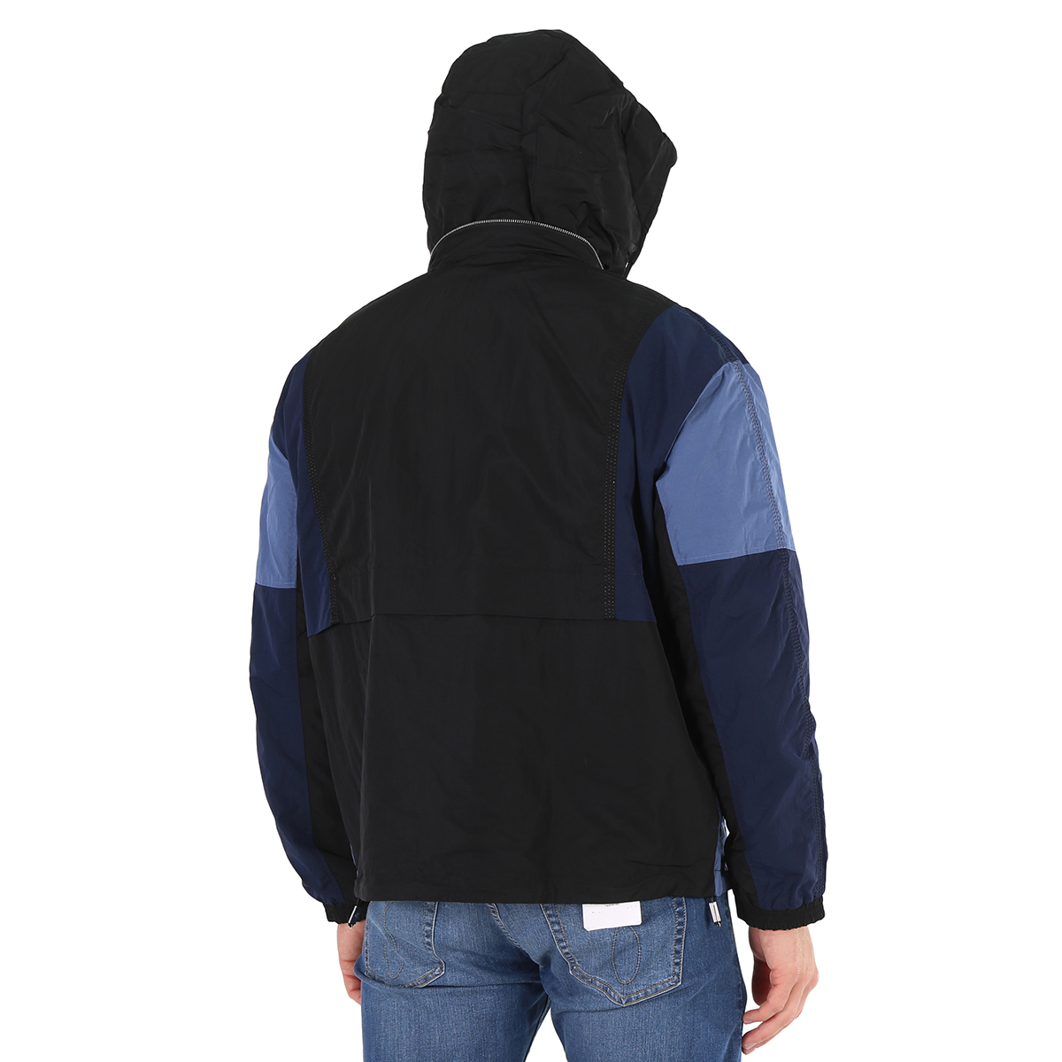 Emporio Armani Men's Colorblock Nylon Blouson Jacket, Brand Size 48 (US ...