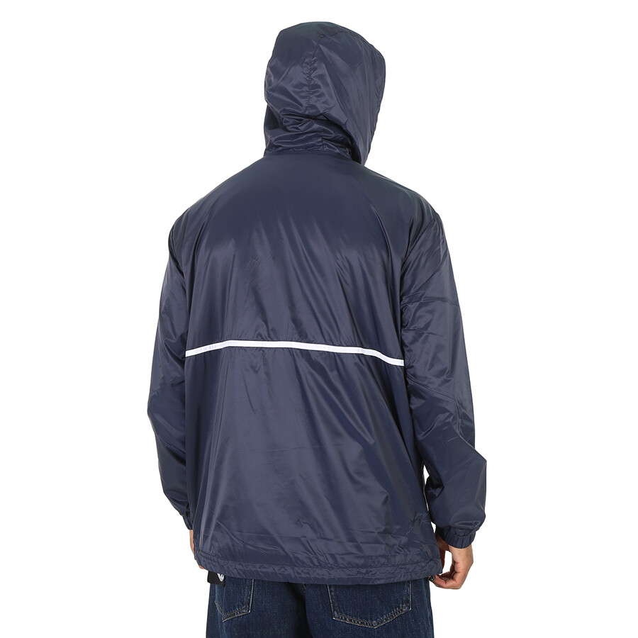 Emporio Armani Navy EA7 Logo Recycled-Fabric Visibility Jacket, Size X ...