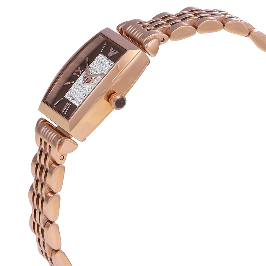 Emporio Armani Quartz Brown Dial Ladies Watch AR11407 723763297295 ...