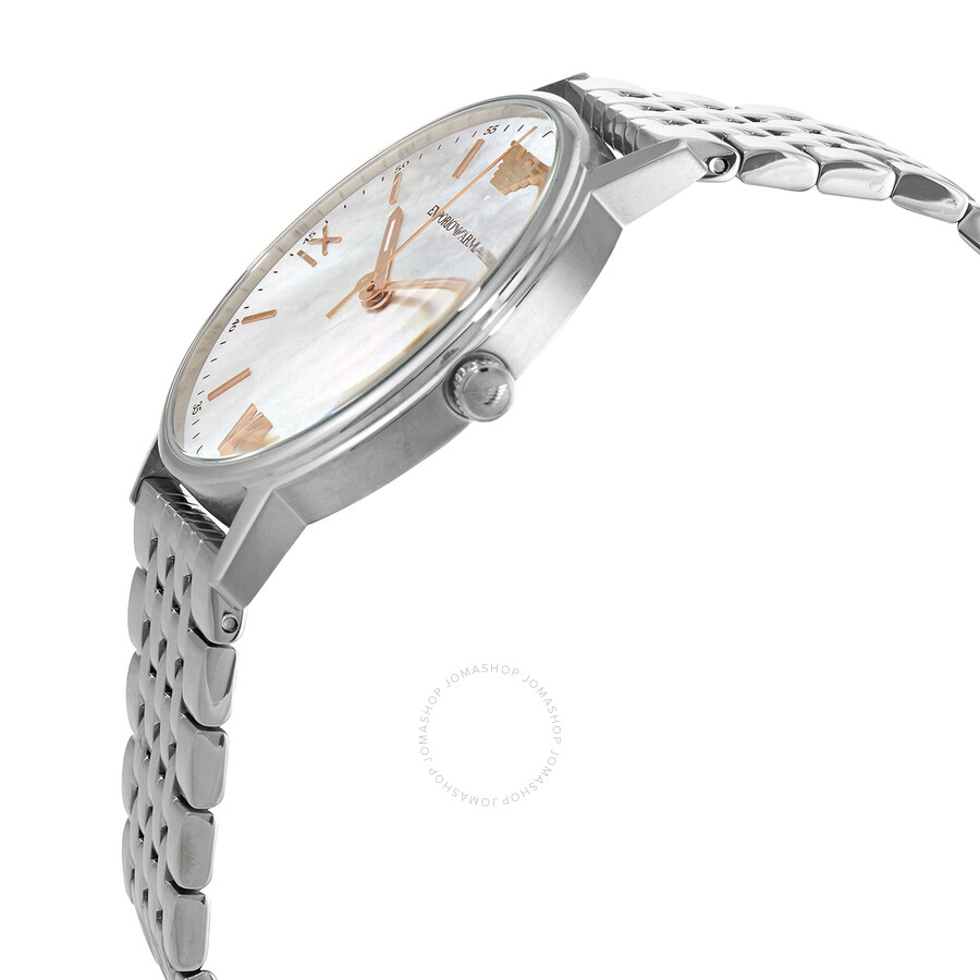 Emporio Armani Silver Dial Men and Ladies Watch Set AR80014 ...