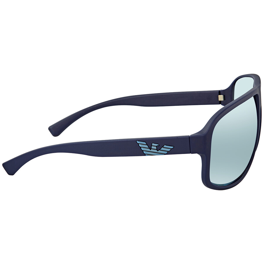 Emporio Armani Unisex Blue Square Sunglasses EA4130 57546J 63 ...