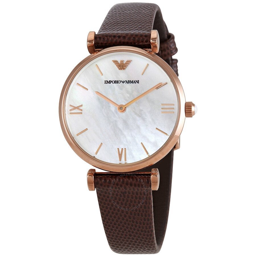 Emporio Armani White Dial Men's and Ladies Watch Set AR9042 ...