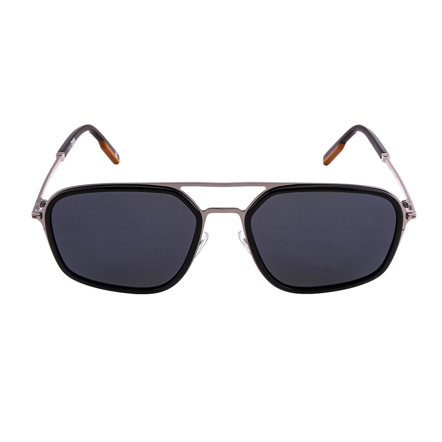 Ermenegildo Zegna Blue Mirror Navigator Men's Sunglasses EZ0167-D 14X ...