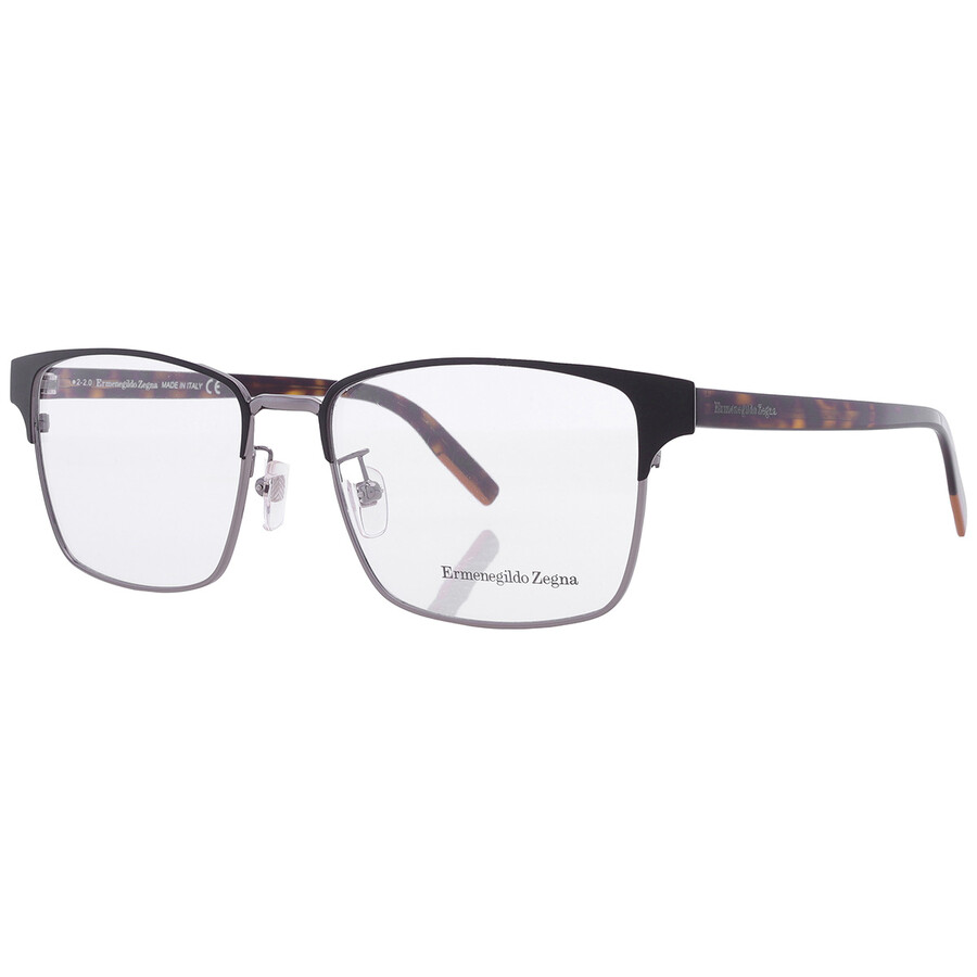 Ermenegildo Zegna Demo Rectangular Men's Eyeglasses EZ5212-D 005 56 ...