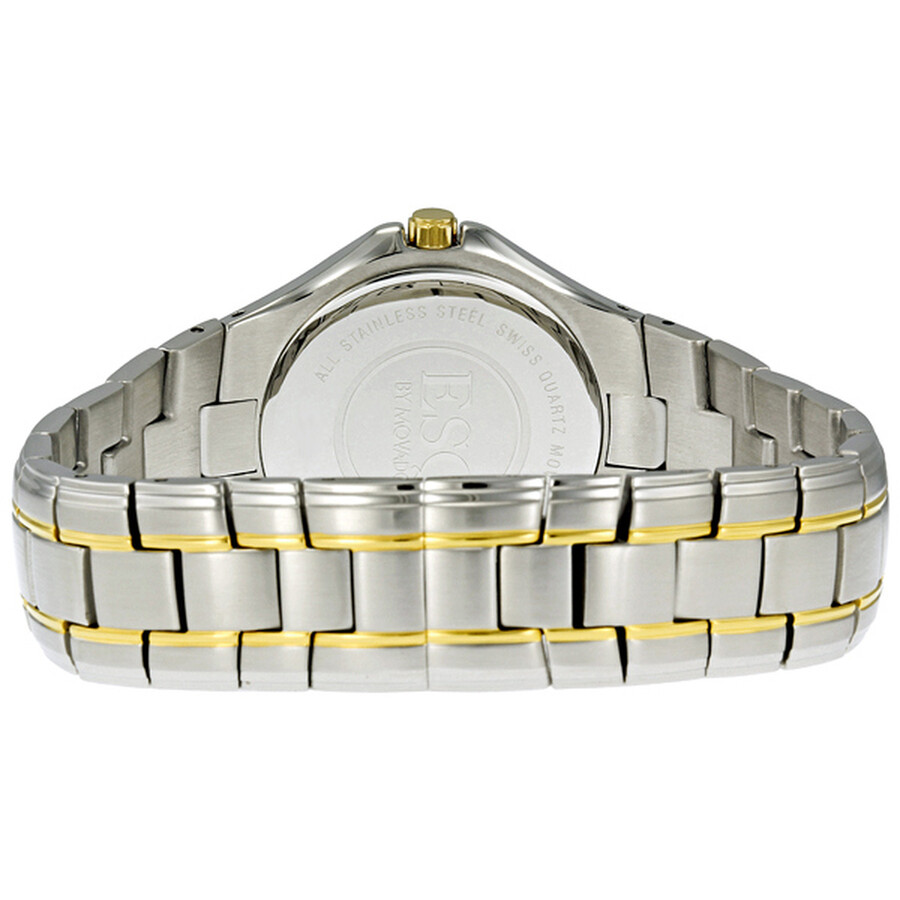 Esq By Movado Silver Dial Two Tone Stainless Steel Unisex Watch ...