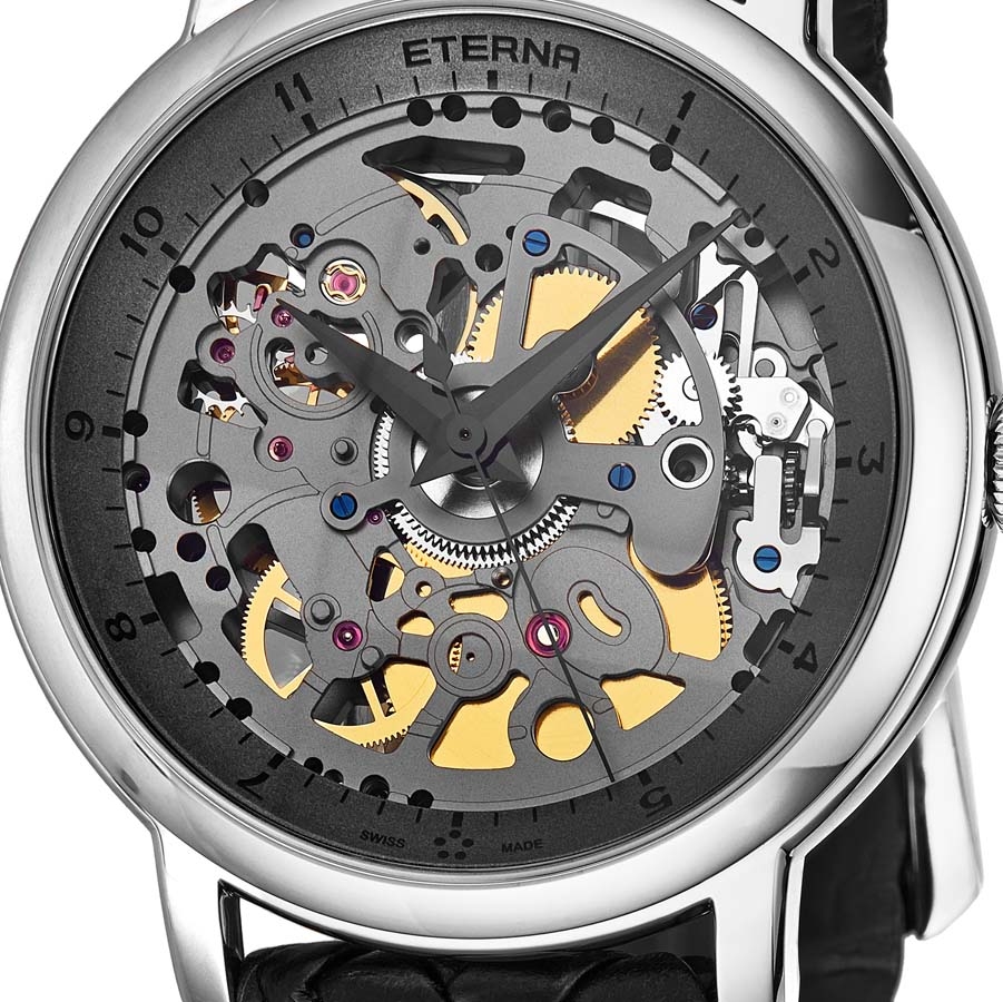 Eterna Skeleton Special Edition 1856 Hand Wind Anthracite Dial Men's ...