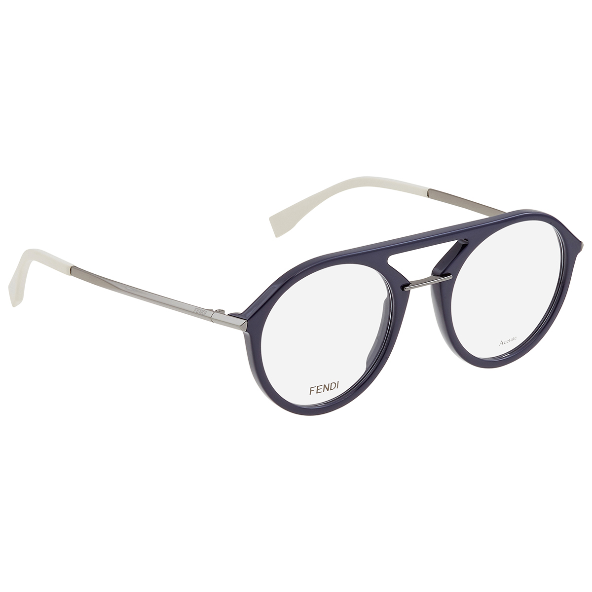 Fendi Demo Round Men's Eyeglasses FF M0034 0PJP 50 716736080116 ...