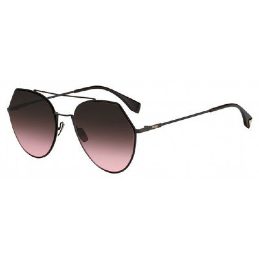 Fendi Eyeline Plum Gradient Geometric Ladies Sunglasses FE-FF0194S 0T7 ...