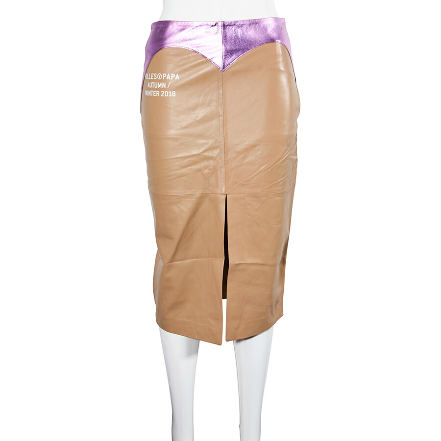 Filles A Papa Ladies Camel Leather Bicolor Western 42031000-45-CAMEL ...