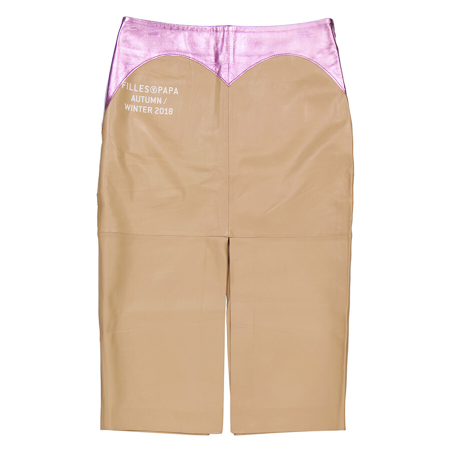 Filles A Papa Ladies Camel Leather Bicolor Western, Brand Size 1 ...