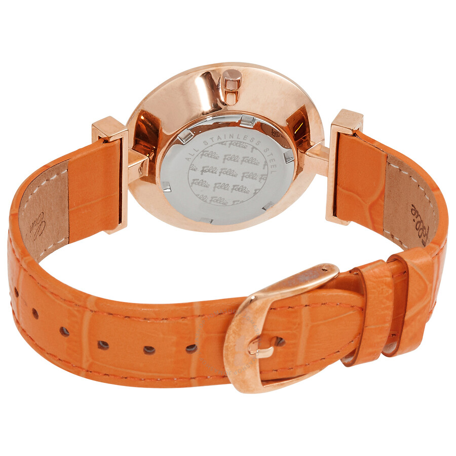 Folli Follie Dynasty Quartz White Dial Ladies Watch WF1B029SSSOR - Watches - Jomashop