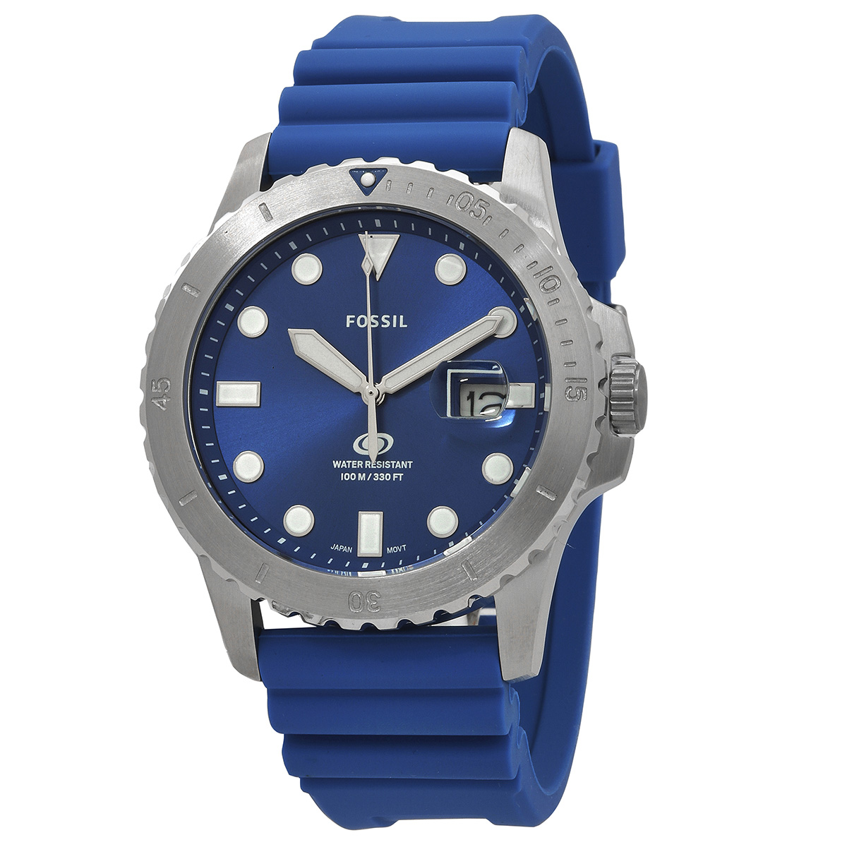 Fossil Blue Dive Quartz Blue Dial Men's Watch FS5998 796483610798 ...