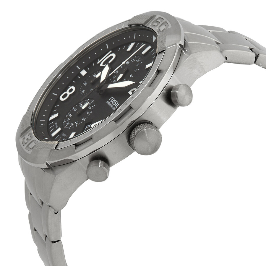 Fossil Bronson Chronograph Quartz Black Dial Men's Watch and ...