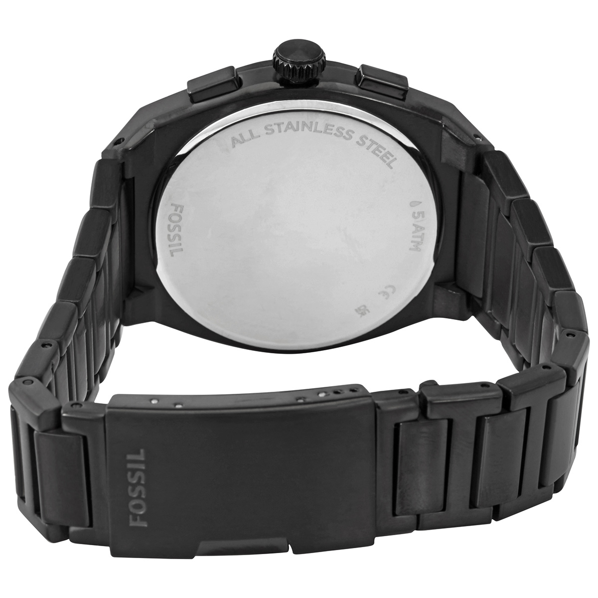 Fossil Everett Chronograph Quartz Black Dial Men's Watch FS5797 ...