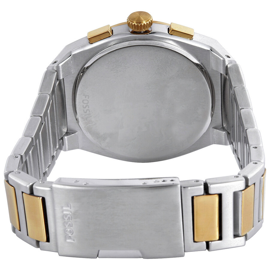 Fossil Everett Chronograph Quartz Cream Dial Men's Watch FS5796 ...