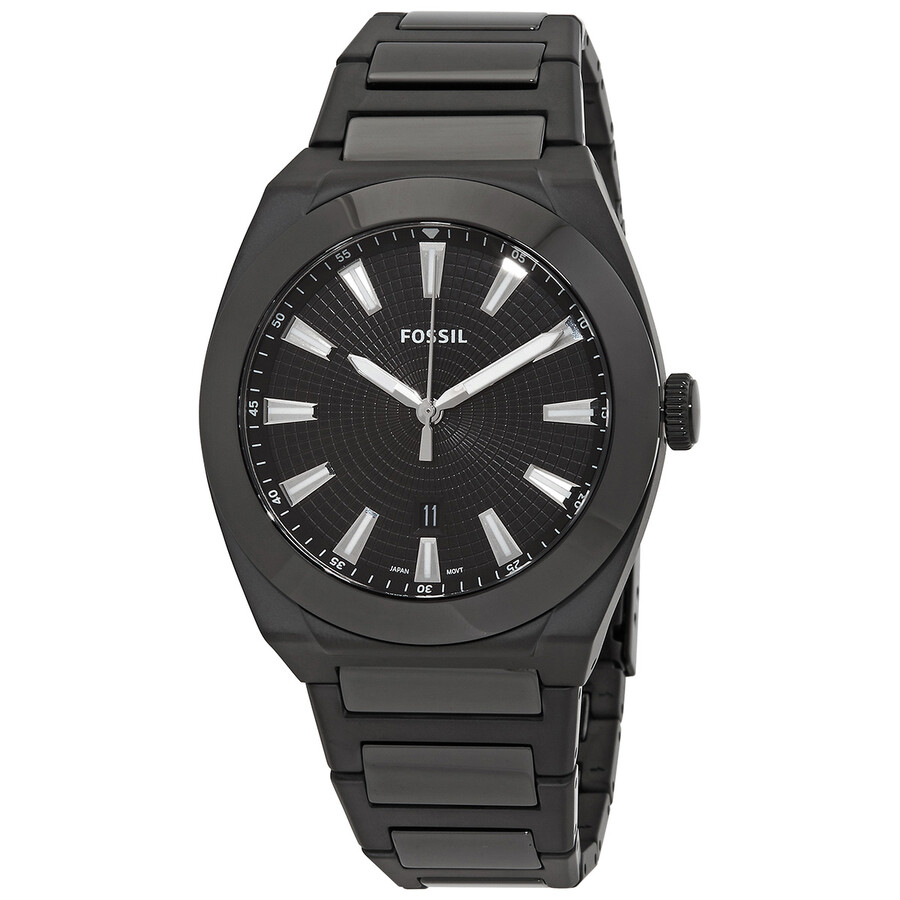 Fossil Everett Quartz Black Dial Men's Watch CE5028 796483561946 ...