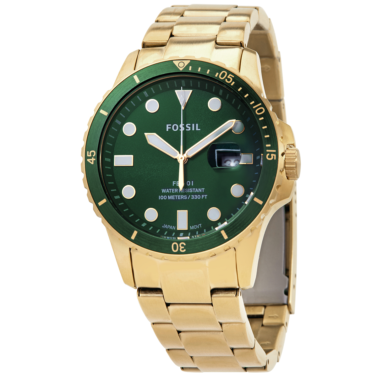 Fossil FB-01 Quartz Green Dial Men's Watch FS5658 796483476714 ...