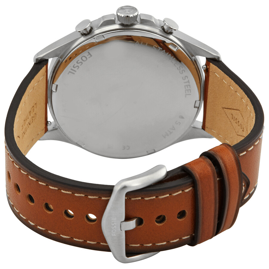 Fossil Forrester Chronograph Quartz Blue Dial Men's Watch FS5607 ...