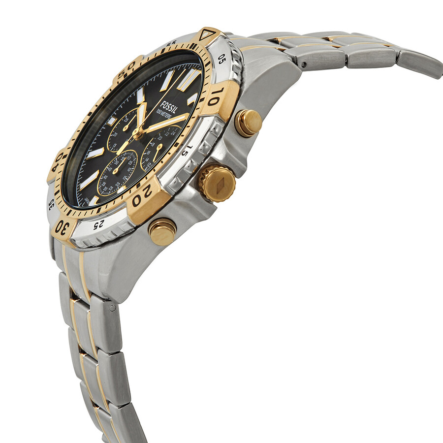 Fossil Garrett Chronograph Quartz Black Dial Men's Watch FS5771 ...
