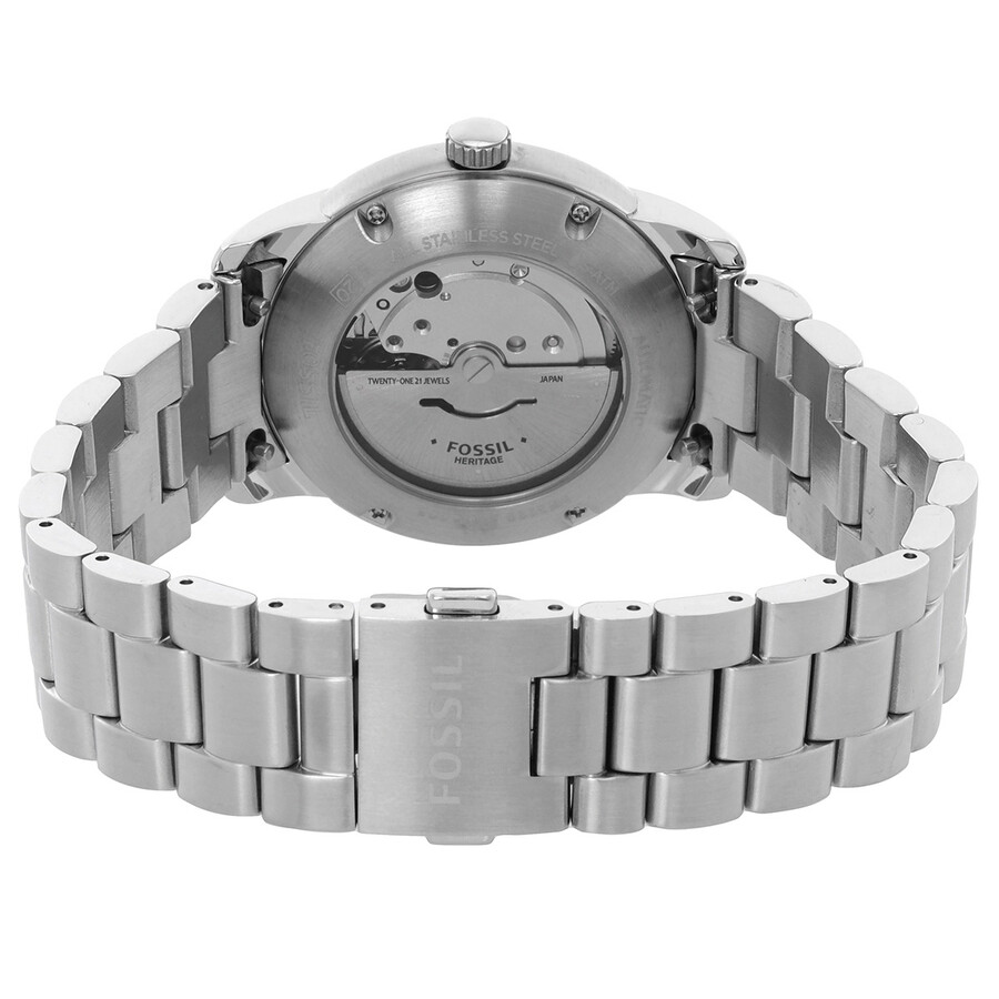 Fossil Heritage Automatic Pink Dial Unisex Watch Me3229 796483582538 Watches Heritage Jomashop