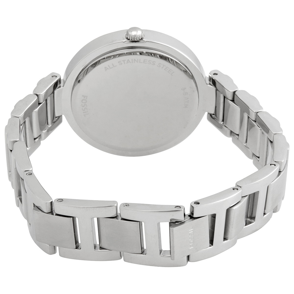 Fossil Karli Quartz Crystal Mother of Pearl Dial Ladies Watch BQ3337 ...