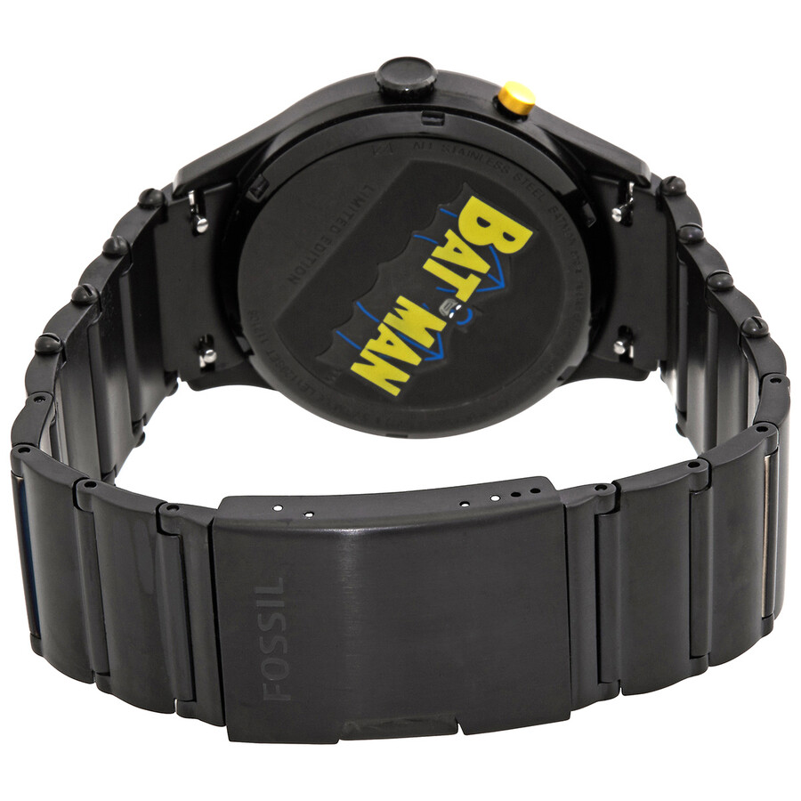Fossil Limited Edition Batman Heritage Quartz Black Dial Men's Watch ...