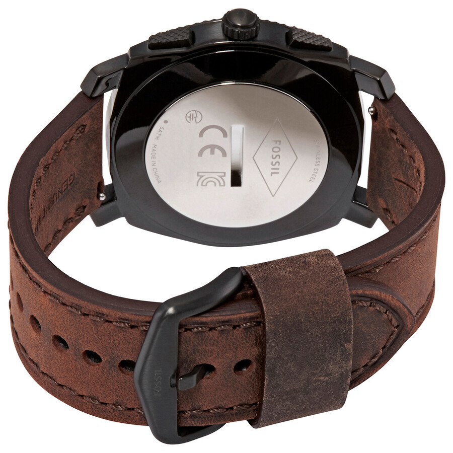 Fossil Machine Smoke Alarm Chronograph Quartz Analog-Digital Men's ...