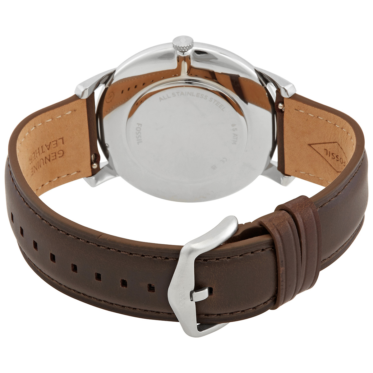 Fossil Minimalist Quartz Grey Dial Men's Watch Set FS5966SET ...