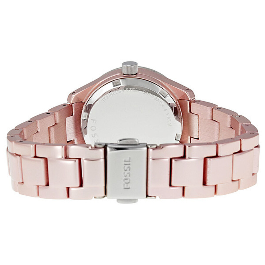 Fossil Stella Mini Glitz Blush Aluminium Ladies Watch ES2976 ...