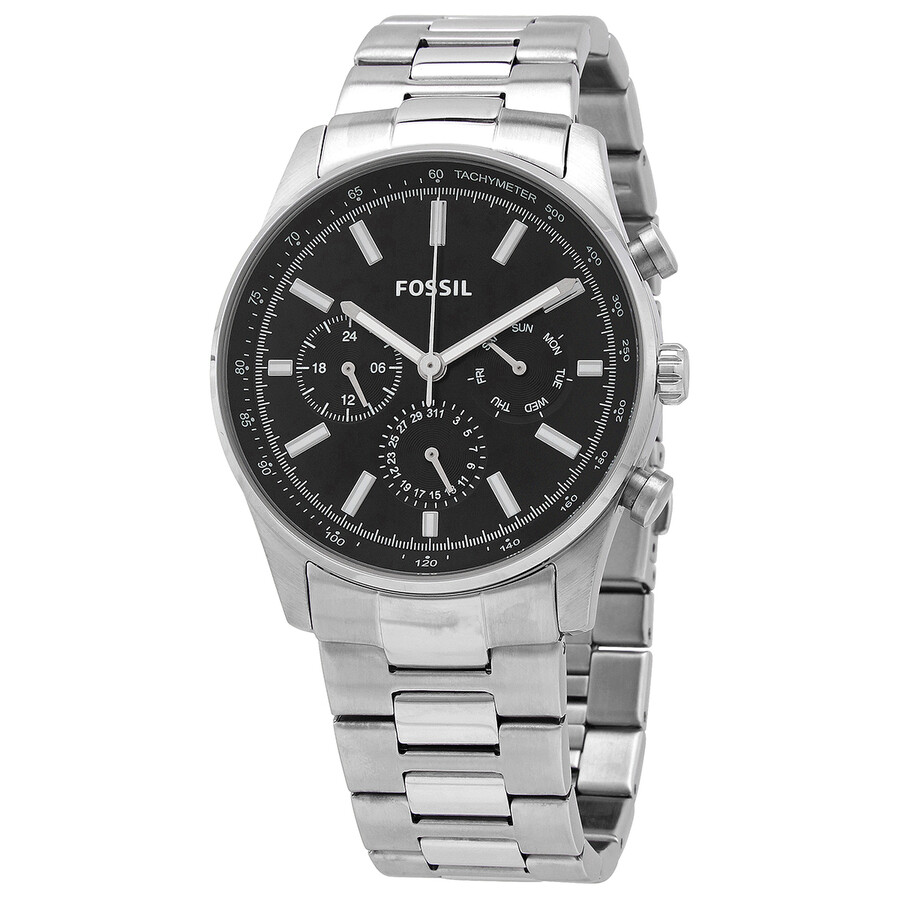 Fossil Sullivan Chronograph Quartz Black Dial Men's Watch BQ2447 ...