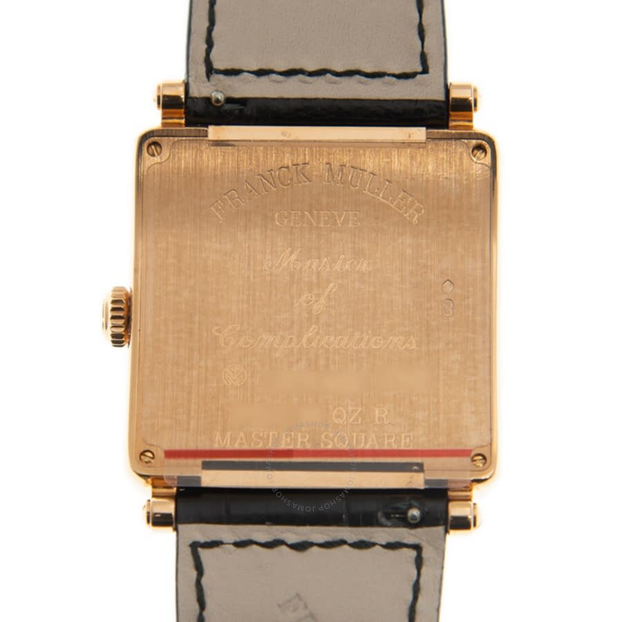 Franck Muller Master Square Quartz Silver Dial Unisex Watch 6002MQZR(5N ...