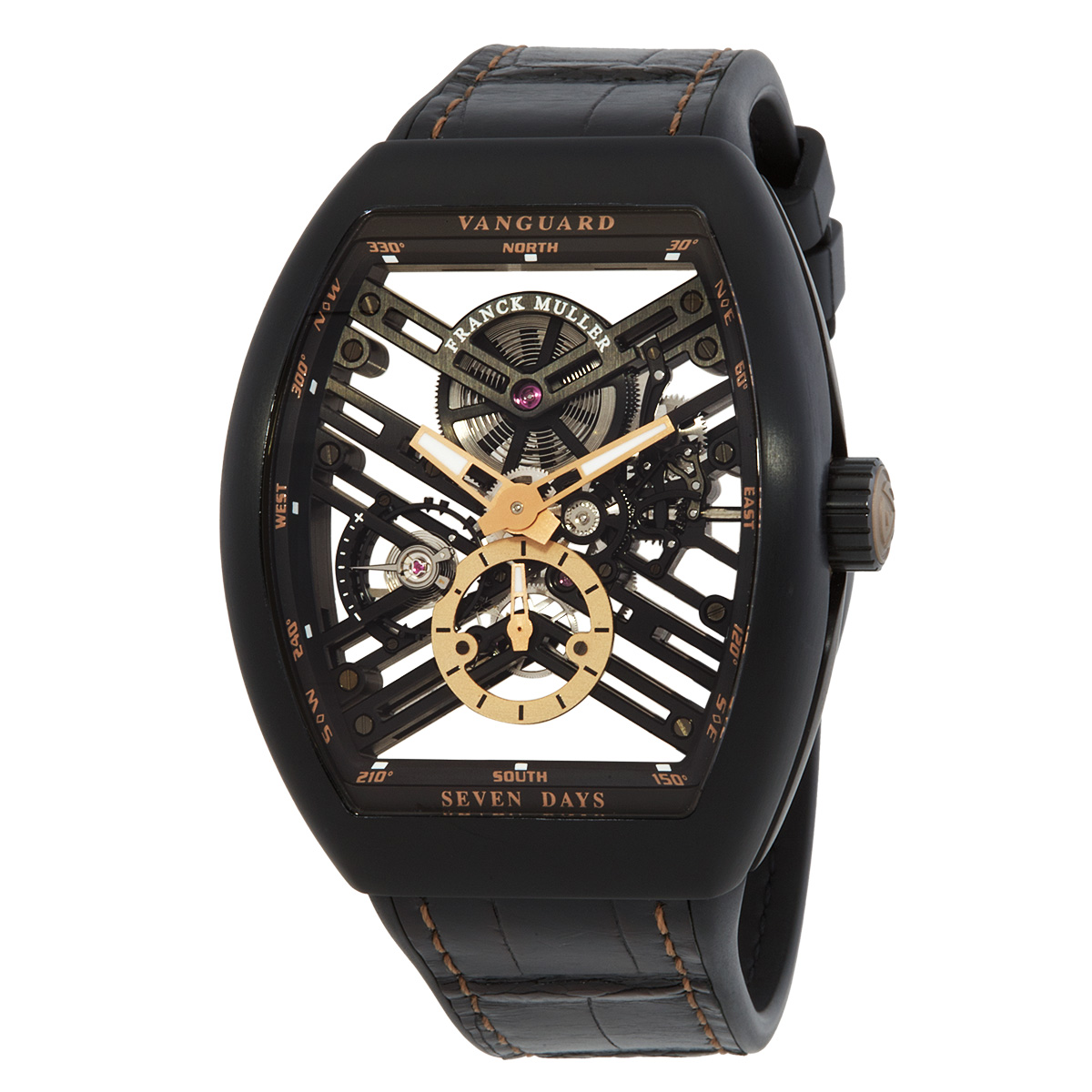 Franck Muller Vanguard Automatic Men's Watch V 45 S6 SQT TT NR BR BZTT ...