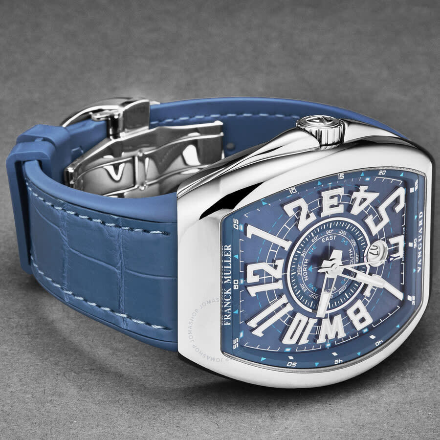 Franck Muller Vanguard Mariner Automatic Blue Dial Men's Watch ...