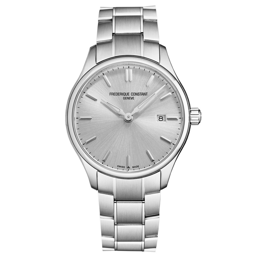 Frederique Constant Classics Quartz Silver Dial Men's Watch FC ...