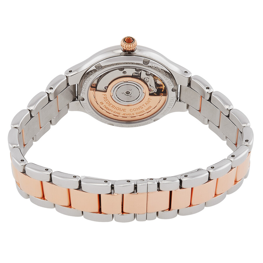 Frederique Constant Delight Automatic Diamond Blue Dial Ladies Watch FC ...