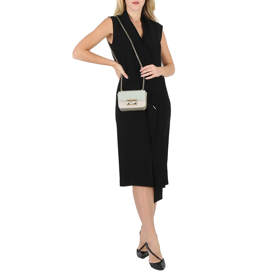 Furla Ladies Metropolis Mini Color-Block Leather Crossbody Bag ...