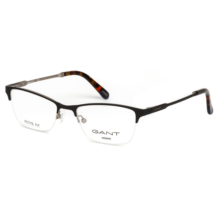 Gant Ladies Black Round Eyeglass Frames GA406700250 664689851843 ...