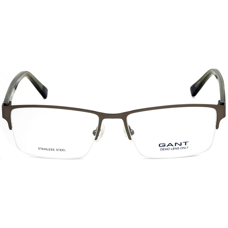 Gant Ladies Gunmetal Rectangular Eyeglass Frames GA307100954 ...