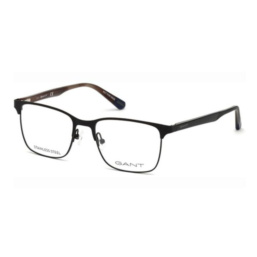 Gant Men's Black Rectangular Eyeglass Frames GA315900256 664689927326 ...