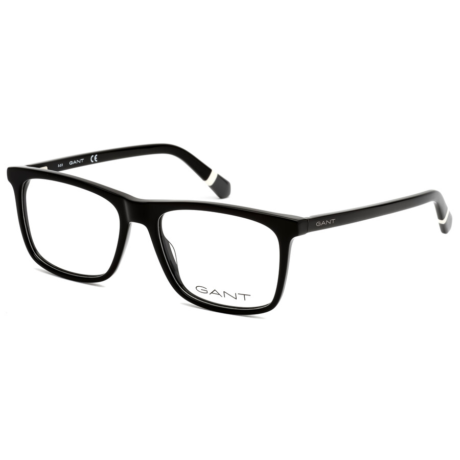 Gant Men's Black Square Eyeglass Frames GA323000152 889214207302 ...