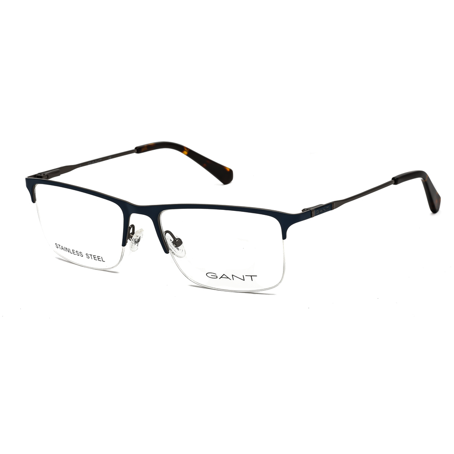 Gant Men's Blue Rectangular Eyeglass Frames GA324309155 889214254689 ...