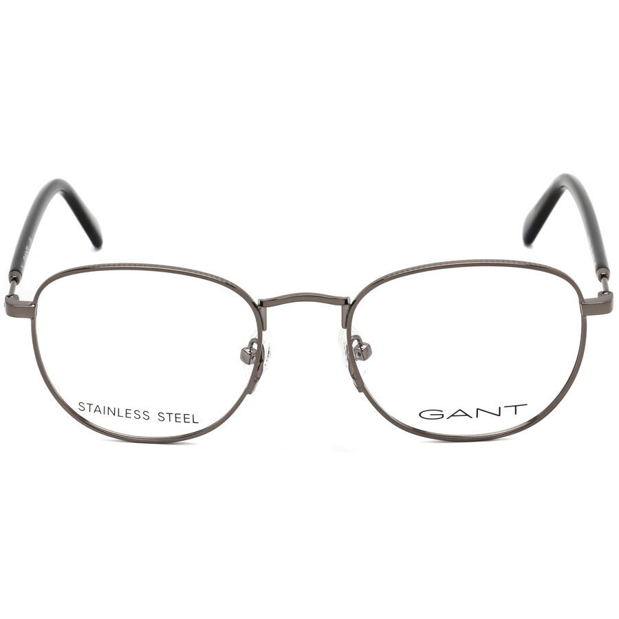 Gant Men's Gunmetal Round Eyeglass Frames GA319600850 889214064394 ...