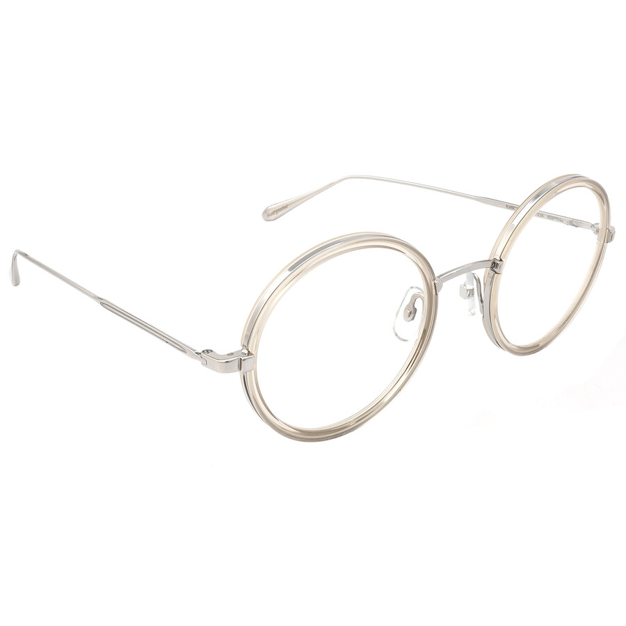 Garrett Leight Playa Demo Round Ladies Eyeglasses 3035 LU-SV 48 ...