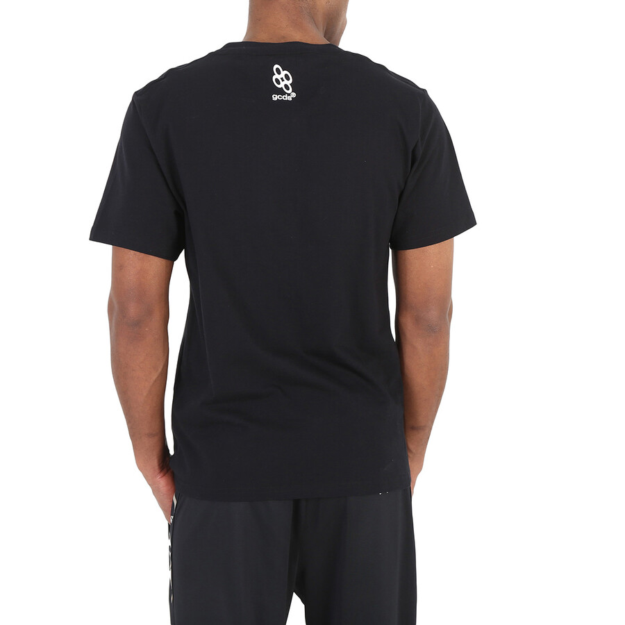 Gcds Reflective Logo Regular Cotton T-Shirt, Size Small SS23M130654-02 ...